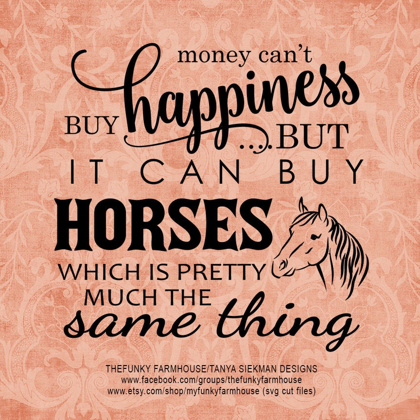 SVG & PNG Money can't buy happiness but it can