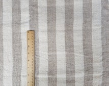 Unique striped linen fabric related items | Etsy