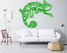 Unique lizard wall decals related items | Etsy