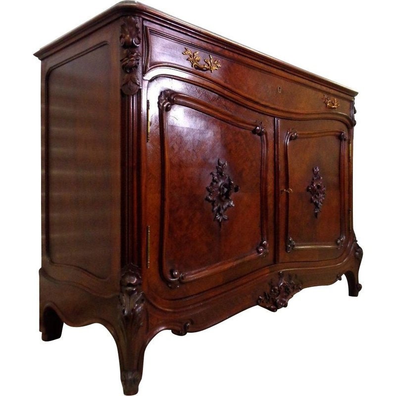 19th Century Antique French Louis XV Style Rococo Buffet – Haute Juice