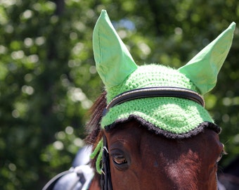 Handmade high quality custom horse fly bonnets. by MKBonnets