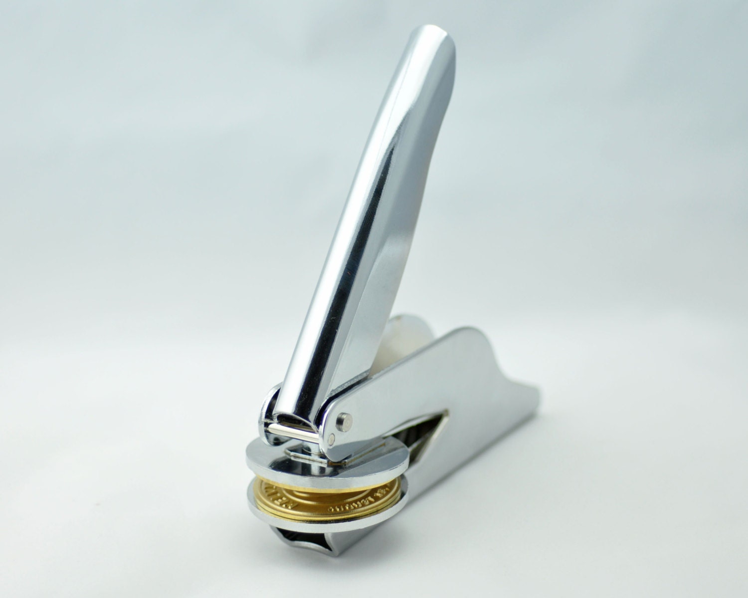 Classy Customized Wedding Embosser Stamp Template by by GetMarked