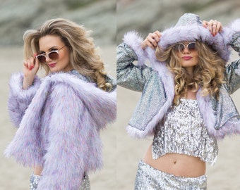 Sparkle faux fur | Etsy