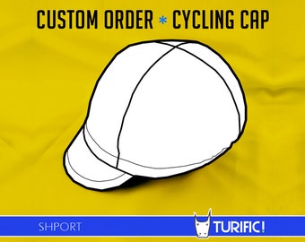 Cycling caps. 5 panel hats. Custom orders. by TurificHandmade