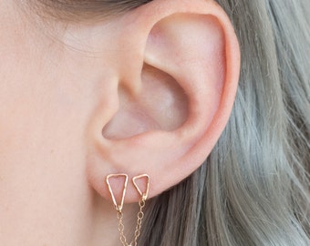 Double piercing | Etsy