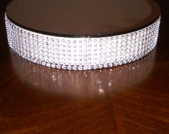 Rhinestone candle | Etsy