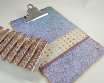 Unique mini clipboard related items | Etsy