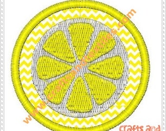 Lemon applique | Etsy