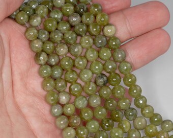 Olive green gemstone | Etsy