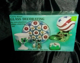 Glass painting kit | Etsy