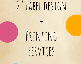 Custom label design label graphic digital graphic design for
