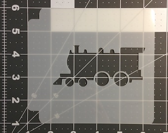 Train stencil | Etsy