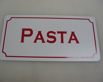 Pasta sign | Etsy