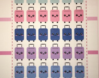 Luggage stickers | Etsy