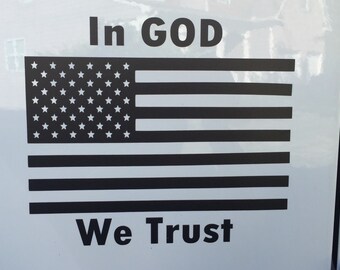 God we trust decal | Etsy