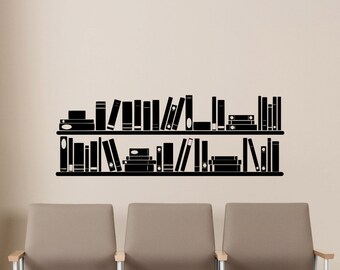 Reading wall decal | Etsy