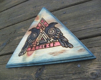 Pagan wood burning | Etsy