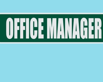Office manager sign | Etsy
