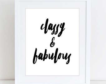 Classy wall art | Etsy