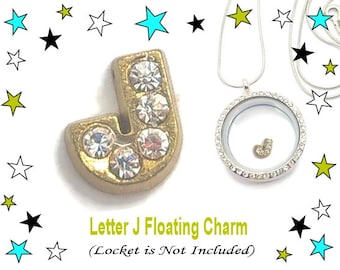 Letter j necklace | Etsy