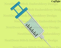 Unique syringe embroidery related items | Etsy