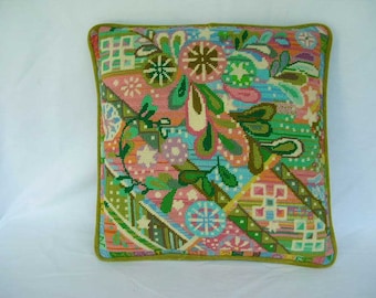 Needlepoint pillow | Etsy