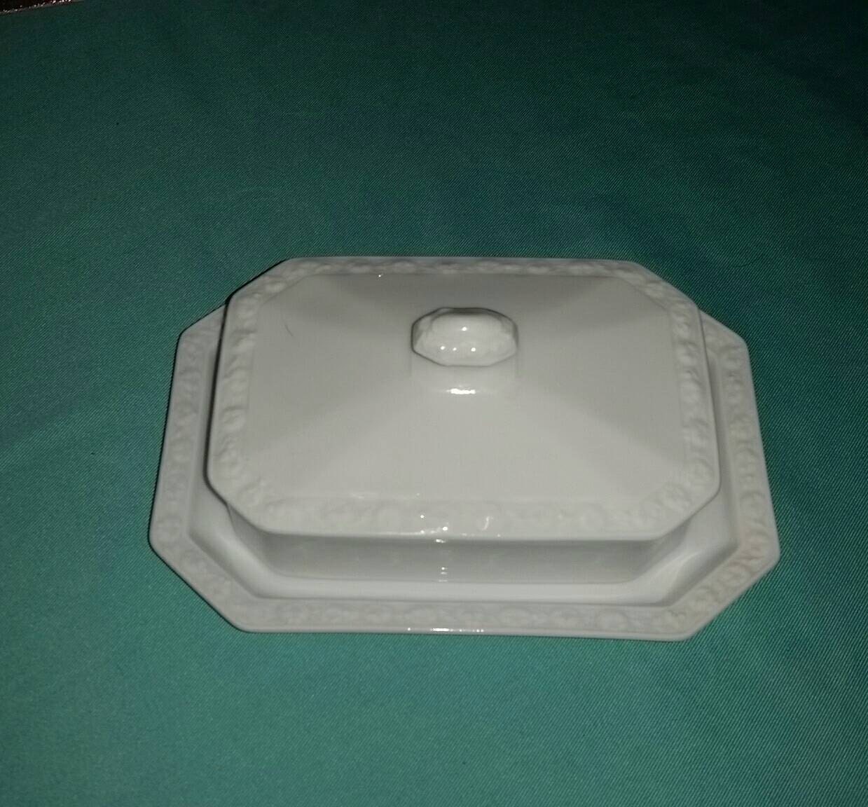 Rosenthal Maria White Fine China Covered Butter Dish Vintage – Haute Juice
