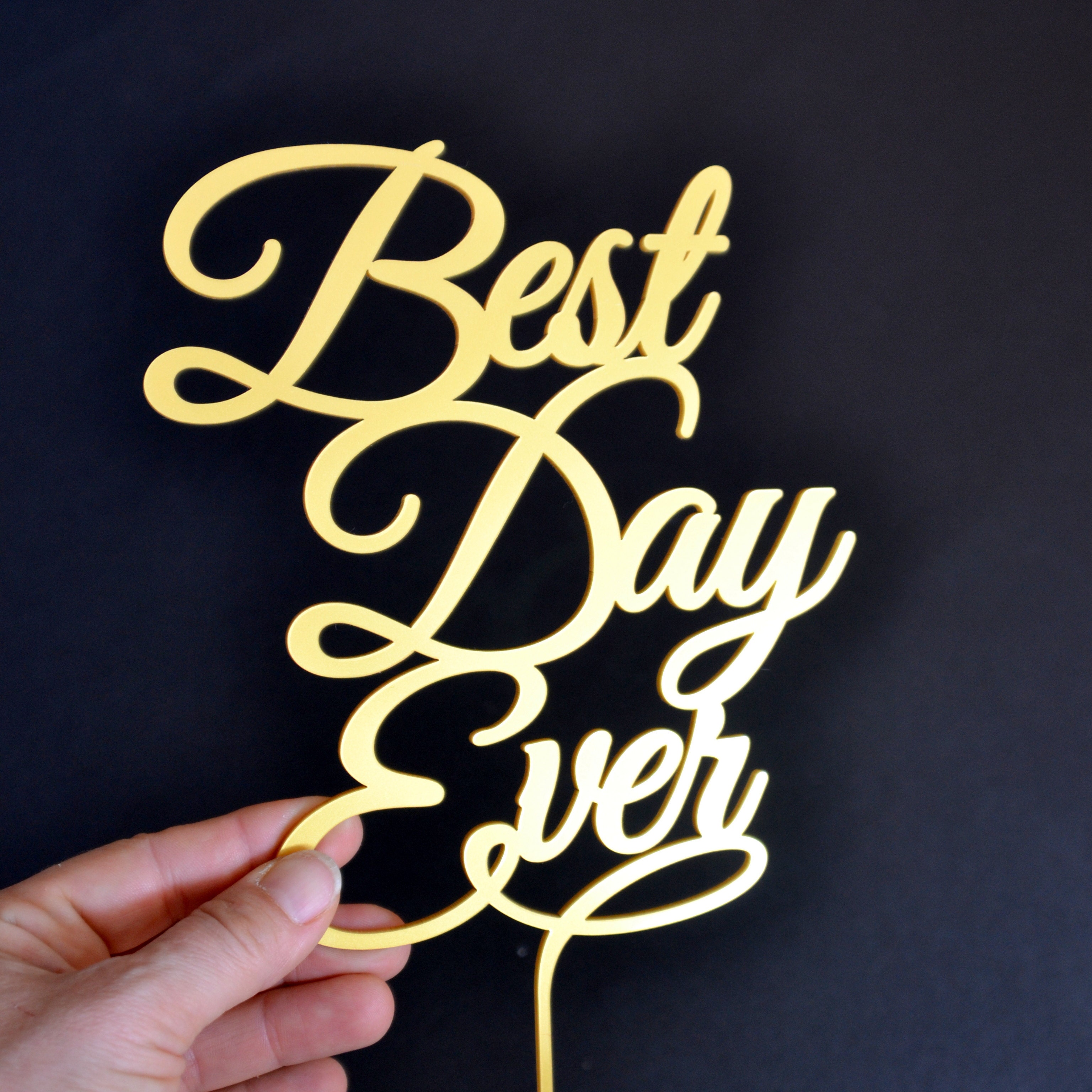 Cake topper Wedding Birthday Christening by CakeTopperHappyDay