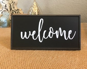 Welcome chalkboard | Etsy