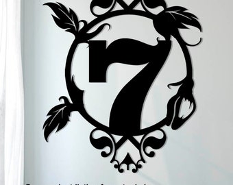 Fancy house numbers | Etsy