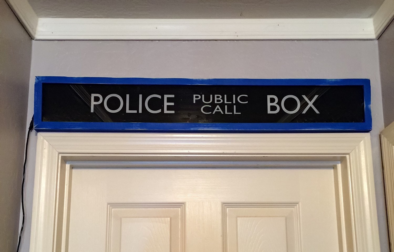 Police Public Call Box TARDIS Lighted Sign Doctor Who