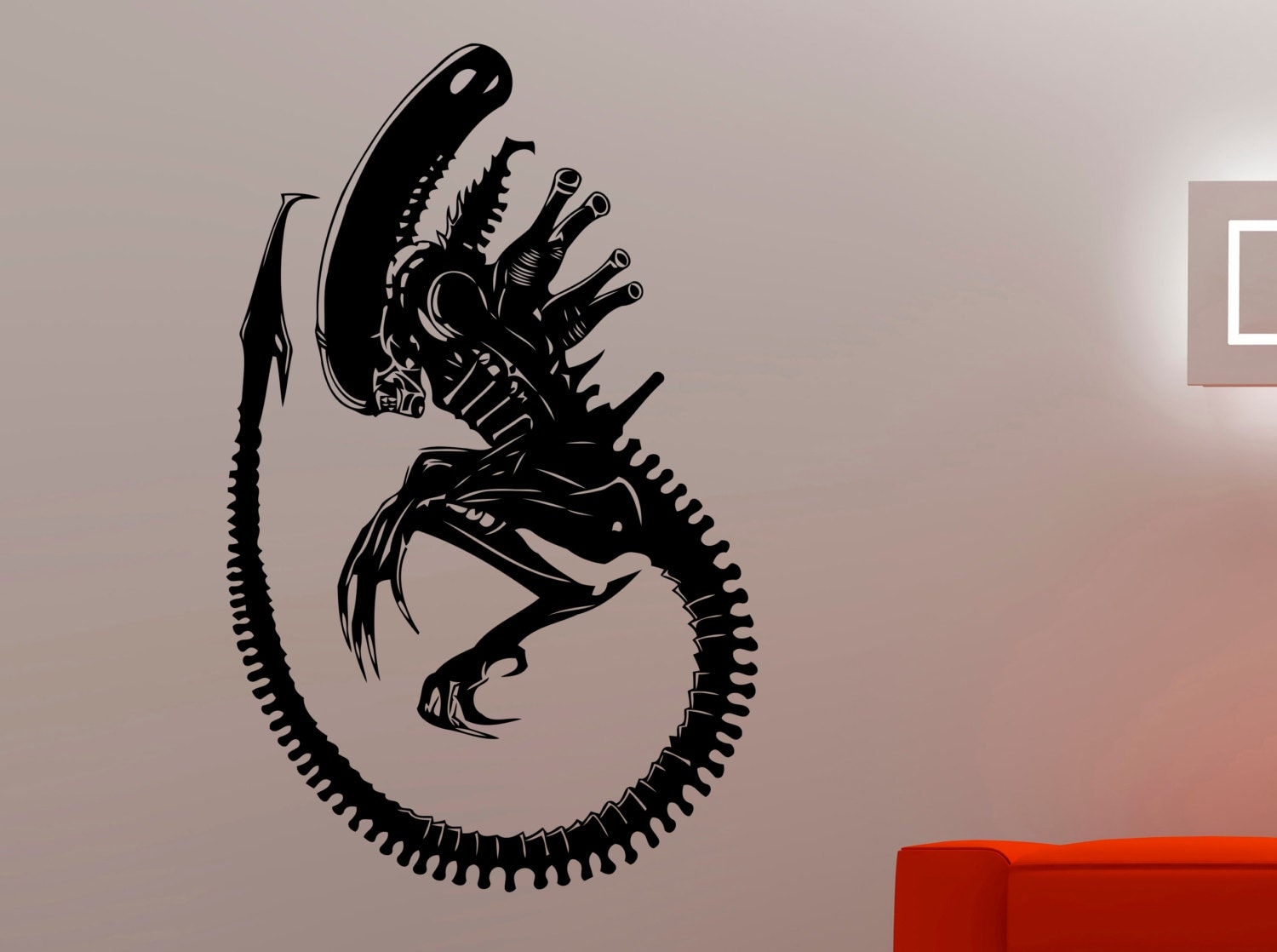 Alien Wall Decal Movie Stickers Superhero Murals Home Interior