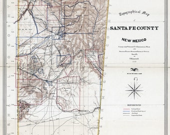1865 Farm Line Map of Wetzel County WV by GenealogicalSurveyor
