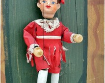 Unique antique puppet related items | Etsy