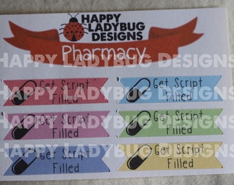 Pharmacy stickers | Etsy