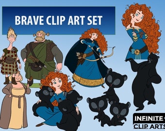 Brave clipart | Etsy