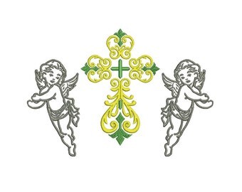 Baptism embroidery | Etsy