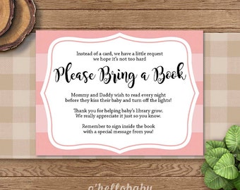 Please bring a book | Etsy