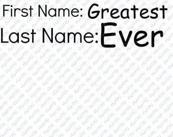 Last name svg | Etsy
