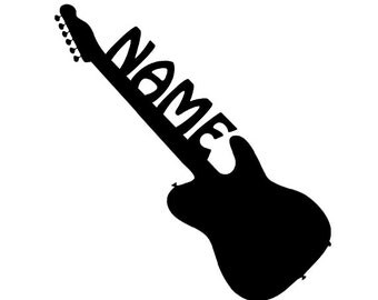 Custom guitar decals | Etsy