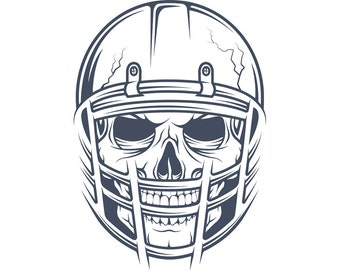 Skull decal helmet | Etsy