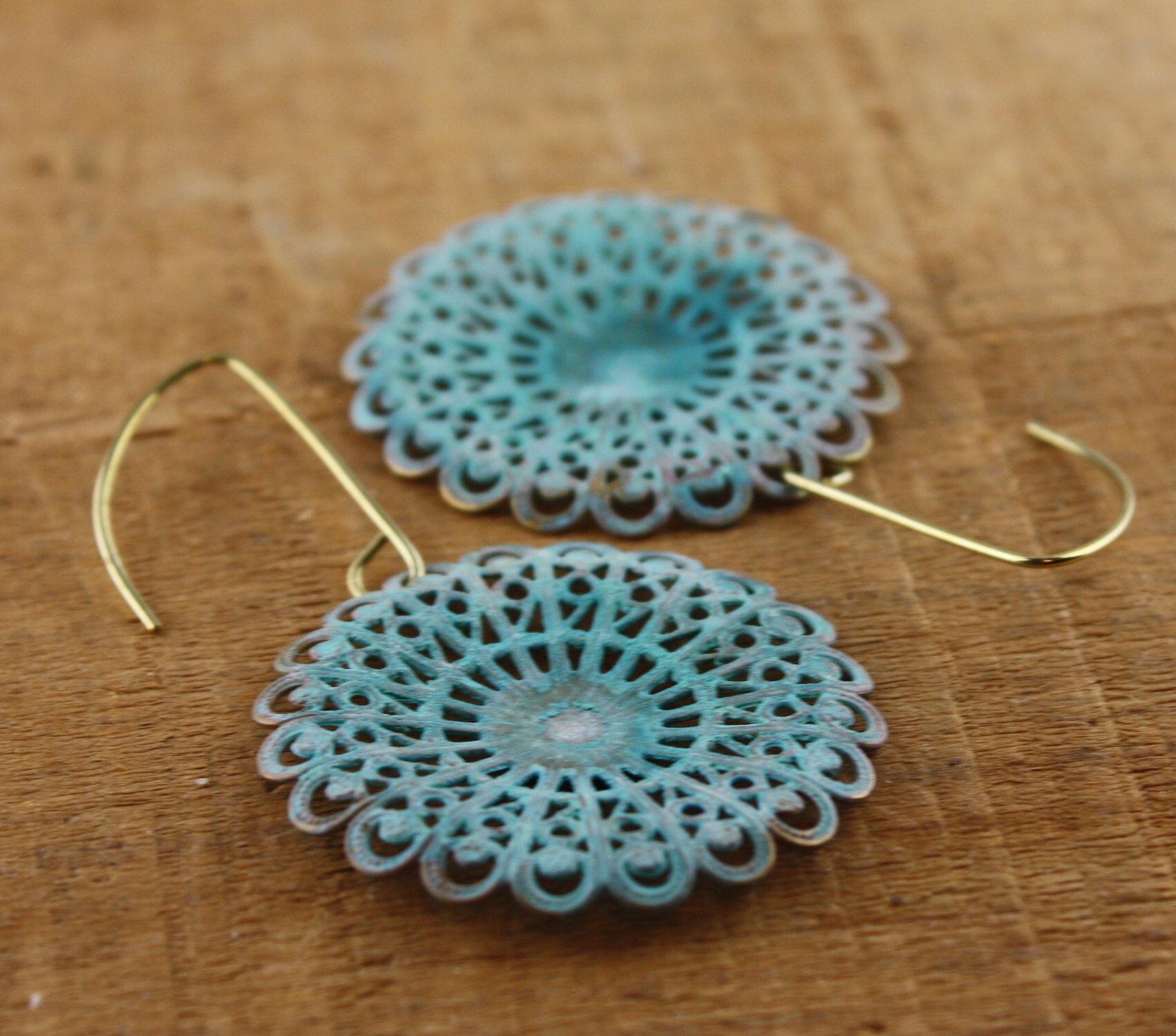 Unique handcrafted jewelry made with vintage by blacksheepdesigns