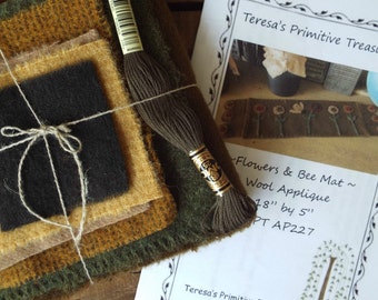 Wool applique kits | Etsy