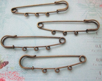 Unique large safety pin related items | Etsy