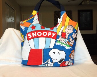 Snoopy tote bag | Etsy