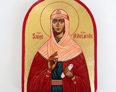 Handpainted icons orthodox style mixed media by iconsart on Etsy