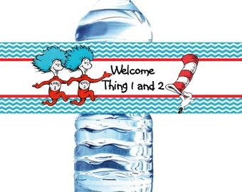 Seuss water bottle | Etsy