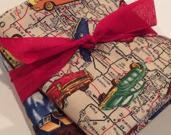 Travel theme fabric | Etsy