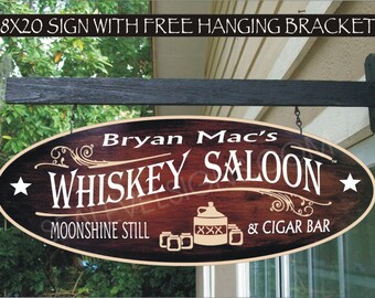 Whiskey barrel sign | Etsy