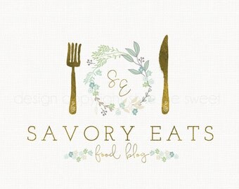 Food blog logo | Etsy